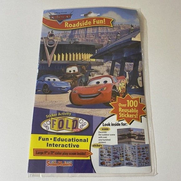 Disney | Toys | Smilemakers Disney Pixar Cars Roadside Fun Sticker ...